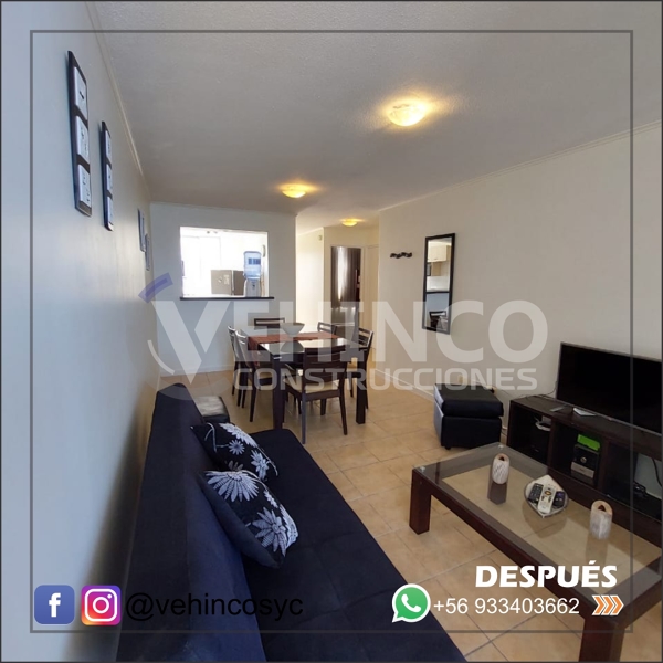 Foto: Remodelación Departamento de Vehinco Spa - Servicios Y ...