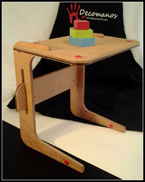 Foto: Mesa Multiuso Encastrable de Decomanos Diseño En Madera #14198 ...