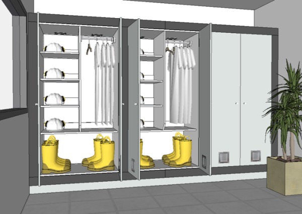 Foto: Mueble M1 _ Closet EPP ( Proyecto / Abierto ) de Hohf Proyectos ...