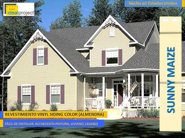 Foto: Vinyl Siding Color Almendra de Idealproject #51056 - Habitissimo