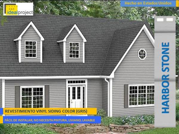 Foto: Vinyl Siding Color Gris de Idealproject #51061 - Habitissimo