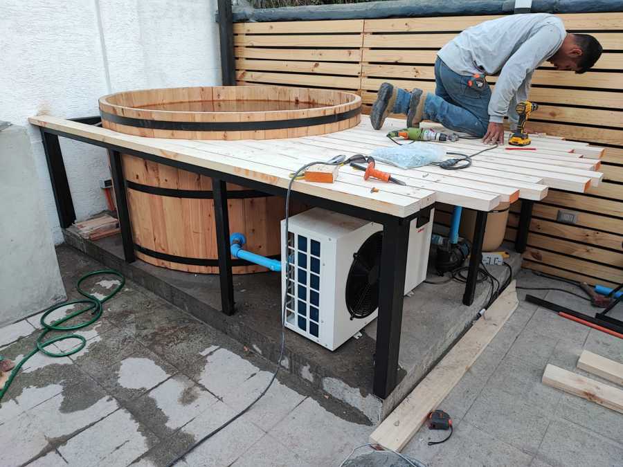 Foto: Construcción de Quincho y Tinaja Moderna Armada en Sitio. de ...