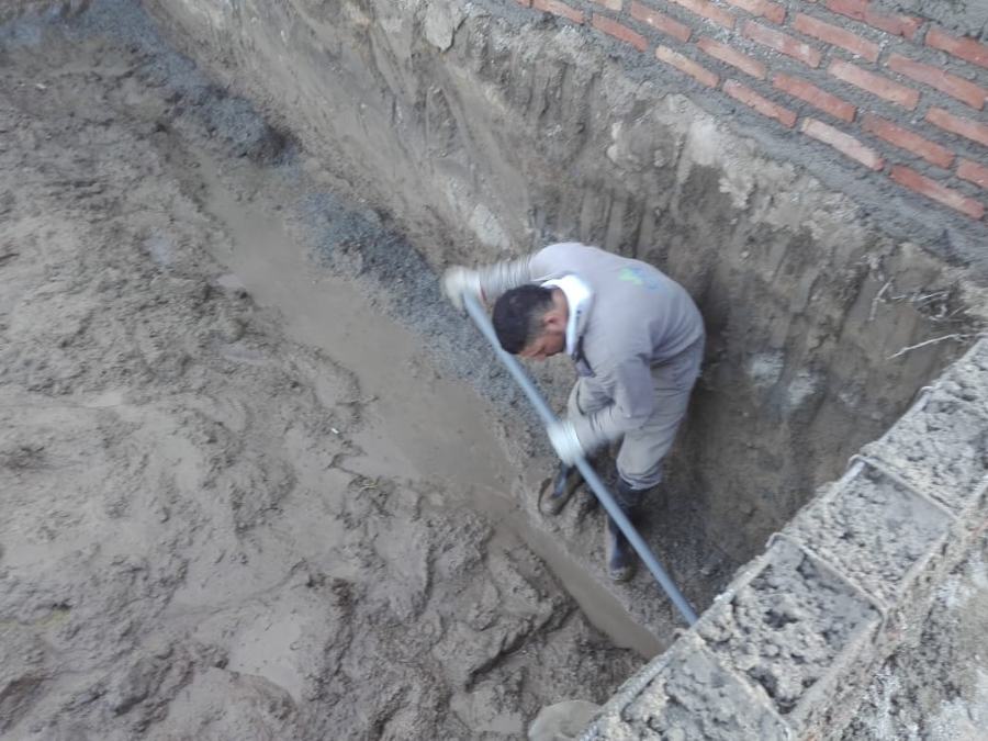 Foto: Llenado Pilares y Drenado de Terreno de Piscinas Ulloque #306598 ...