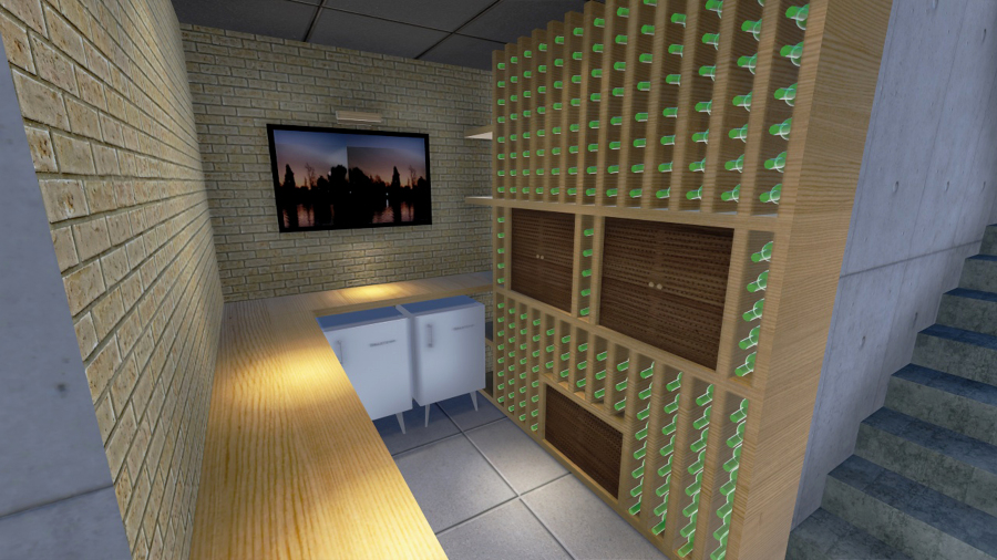 Foto: Modelo 3D Cava de Vinos de Arquitecto Alvaro Paniagua #332581 ...