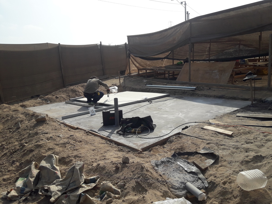 Foto: Radier de 5x4 Metros con Malla Acma y Canalización Desague y Agua ...