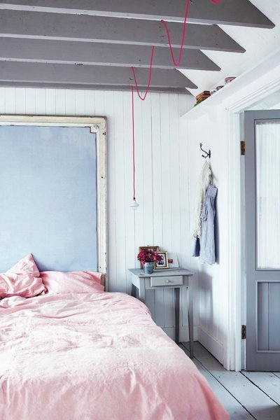Foto: Pieza Pintada en Azul y Rosado #158813 - Habitissimo