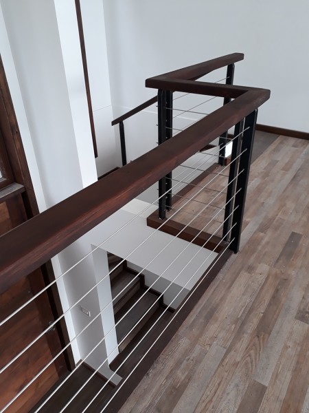 Foto: Baranda Metal Cable y Madera de Weliwen Spa #384696 - Habitissimo