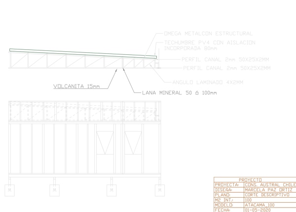 Foto: Composición de Techumbre de Construcciones Austral Chile SPA ...