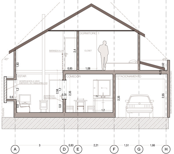 Foto: Corte de Diego Alvarez Arquitecto #174667 - Habitissimo