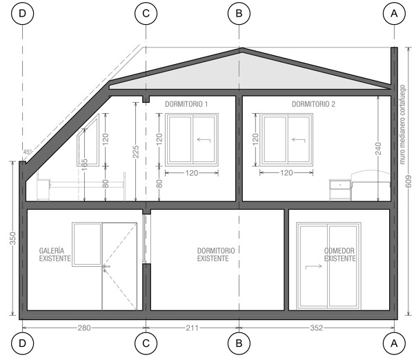 Foto: Corte Aa de Diego Alvarez Arquitecto #174656 - Habitissimo
