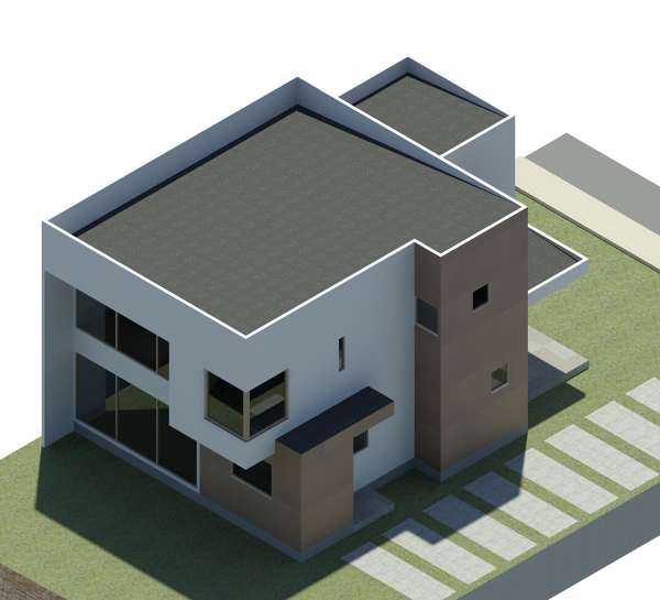 Foto: Isométrica Casa Tipo de Mauricio Alruiz , Arquitecto #559265 ...