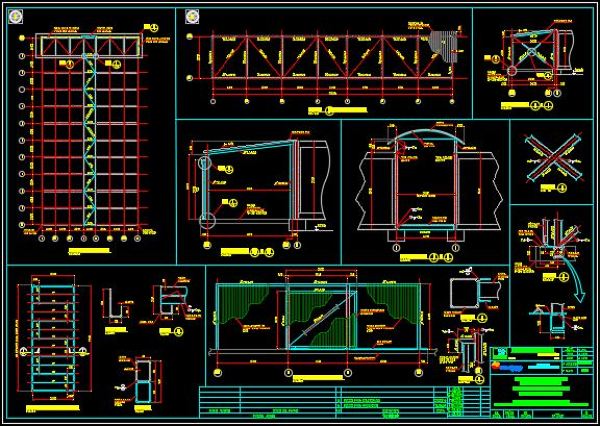 Foto: Plano de Elevaciones, Planta de Estructuras y Detalles de ...