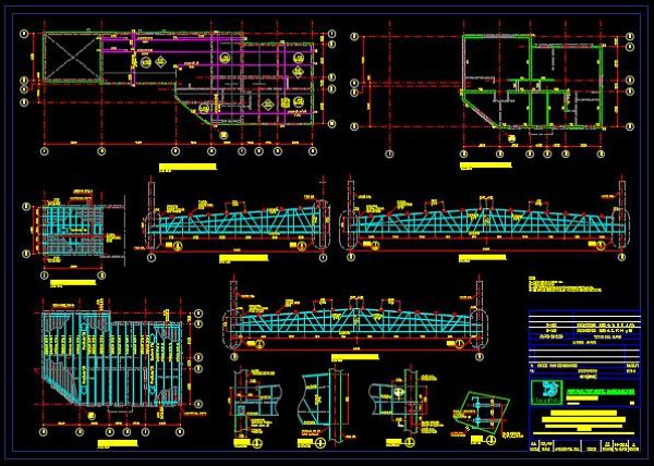 Plano De Estructura De Techo Planta Estructural De Techos