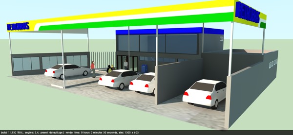 Foto: Serviteca de González Toledo Ltda Oficina de Arquitectura y ...